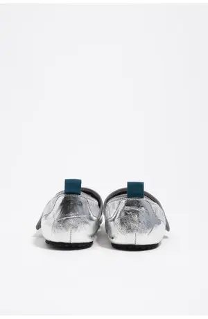 Bimba Y Lola Velcro Ballerina Sneaker - Silver
