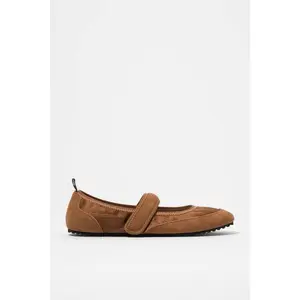 Bimba Y Lola Velcro Ballerina Sneaker - Tan