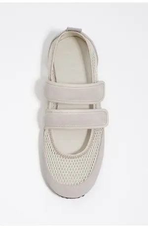 Bimba Y Lola Sporty Ballerina Sneakers With Suede And Mesh Construction