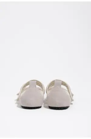 Bimba Y Lola Sporty Ballerina Sneakers With Suede And Mesh Construction