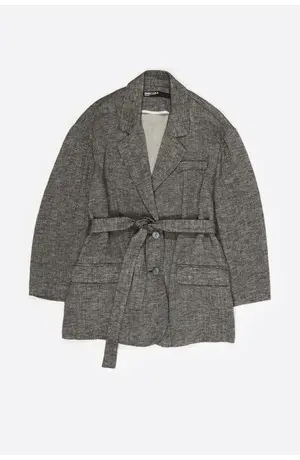 Bimba Y Lola Linen Tailored Jacket