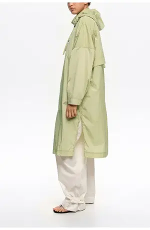 Bimba Y Lola Long Light Fluid Trench