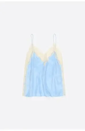 Bimba Y Lola Lace Trim Camisole Top
