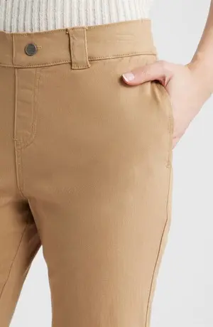 Hue Kick Flare Pull-on Pants - Tannin