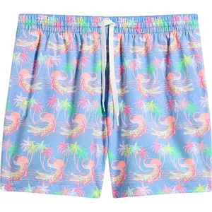 CHUBBIES Rock-a-crocks Lined 5.5-inch Swim Trunks - Dusty Blue
