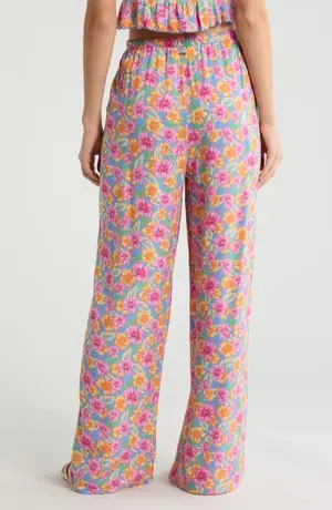 Rip Curl Printed Wide-leg Pants