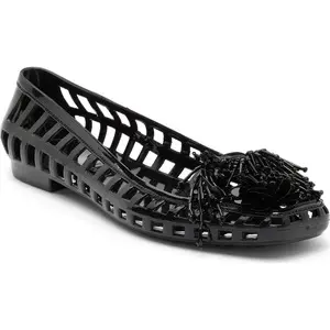 Jeffrey Campbell Danceteria Flat - Black Combo