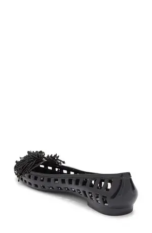 Jeffrey Campbell Danceteria Flat - Black Combo