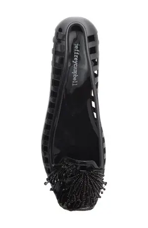 Jeffrey Campbell Danceteria Flat - Black Combo