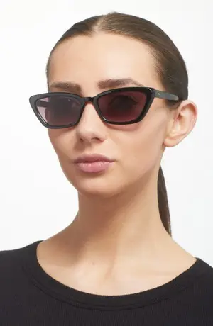 Bp. Gradient Cat Eye Sunglasses - Black