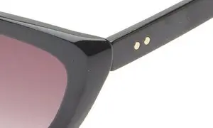 Bp. Gradient Cat Eye Sunglasses - Black