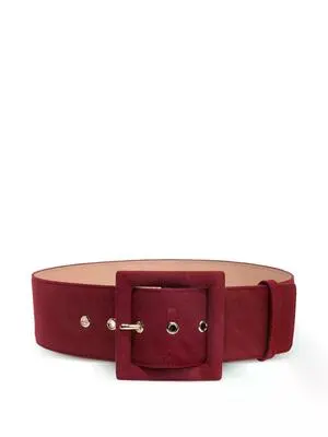 Carolina Herrera Faille Icon Belt - Red