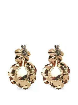 Carolina Herrera Flower Dangle Earrings
