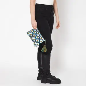 Vismaya Pentagon Embroidered Travel Pouch