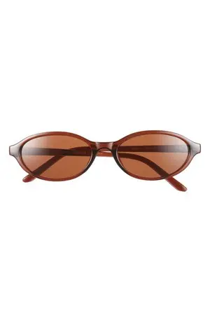 Bp. Oval Sunglasses Clear Brown