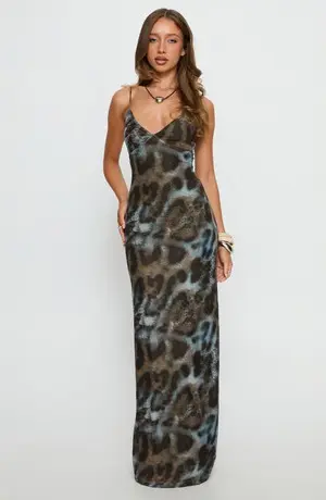 Princess Polly Printed Sleeveless Maxi Dress