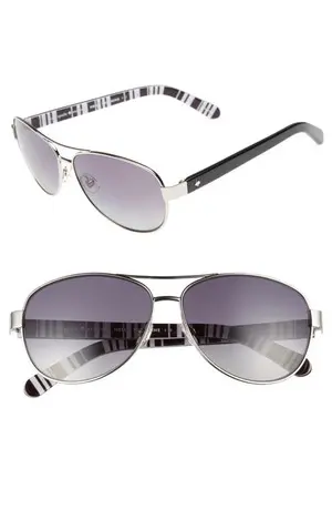 Kate Spade New York Polarized Aviator Sunglasses