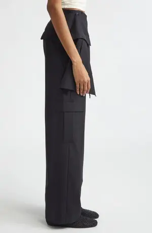 EENK Convertible Panel Wool Blend Cargo Pants