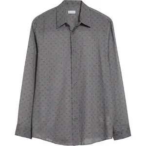 Dries Van Noten Caper Print Cotton Poplin Button-up Shirt