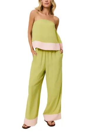 Solid & Striped The Atonia Colorblock Wide-leg Pants