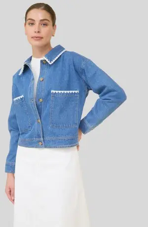 ZOE AND CLAIRE Jacket With Embroidery