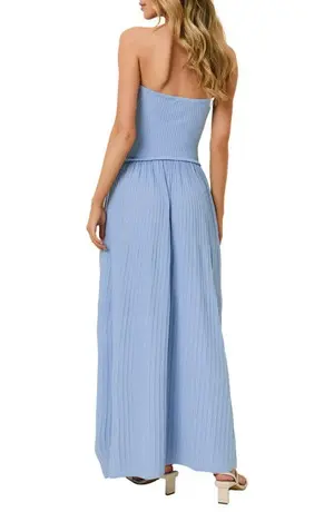 Solid & Striped Soglio Strapless Rib Maxi Dress
