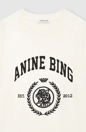 ANINE BING Jaylin Collegiate Tee