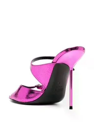 Paris Texas Layla 105mm Metallic Sandals