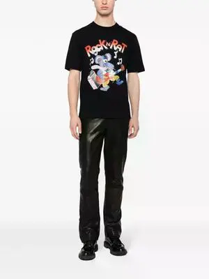Moschino Graphic-print Organic Cotton T-shirt