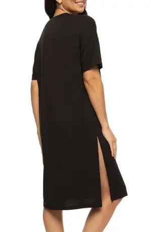 Felina Lena Sleep Shirt - Black