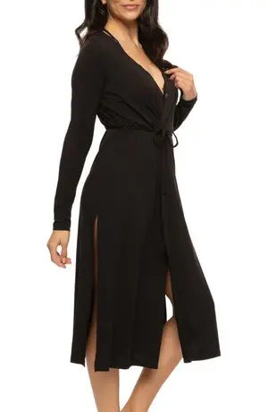Felina Lena Robe - Black