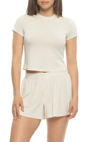 Felina Lena Short Pajamas - Sand