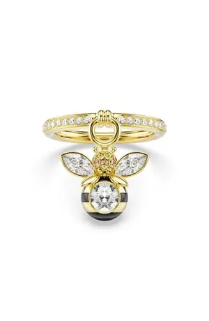 SWAROVSKI Idyllia Bee Ring - Gold/multi