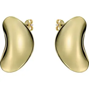 Ted Baker London Conya Concave Large Stud Earrings - Metallic Gold
