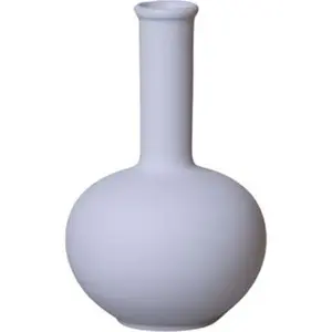 MIDDLE KINGDOM Matte Porcelain Mini Beauty Vase - Lilac Grey