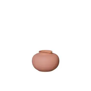 MIDDLE KINGDOM Matte Porcelain Mini Apple Vase - Orange