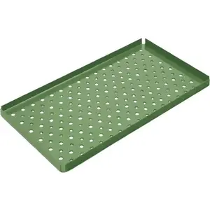 FORM & SEEK Daisy Rectangle Tray - Green
