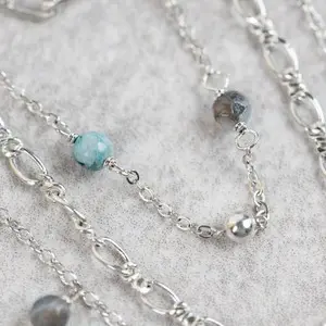 TEN THOUSAND VILLAGES Nanda Layered Beaded Necklace