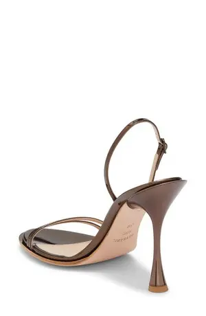 BETZÁBE Bianca Metallic Slingback Sandal