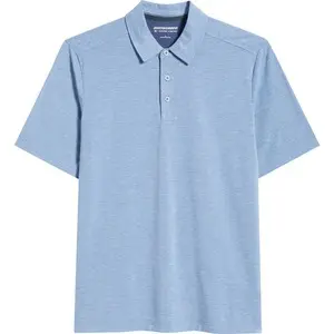 Johnston & Murphy Xc Apex Performance Polo - Blue Heather