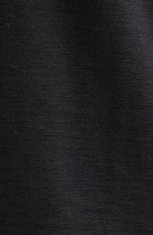 Johnston & Murphy Riley Knit Short Sleeve Button-up Shirt - Black