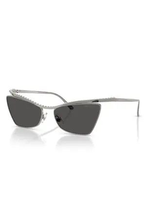 JIMMY CHOO 56mm Cat Eye Sunglasses