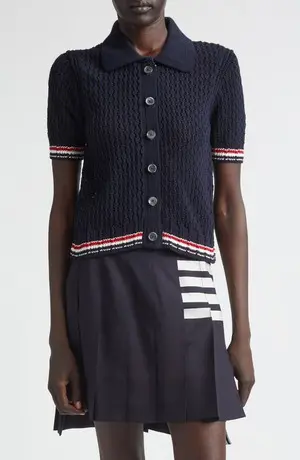 Thom Browne Cropped Knitwear For Women
