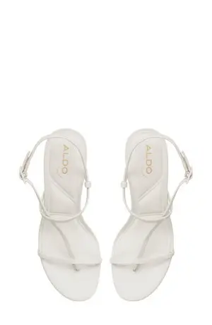 Aldo Slingback Sandal - White/bone