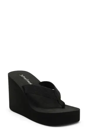 Jeffrey Campbell Black Platform Wedges