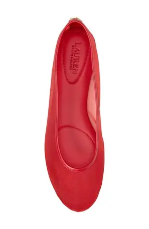 Ralph Lauren Jayna Mesh Ballet Flat - Festive Red