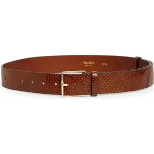 Max Mara Leather Braided Belt
