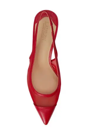 Ralph Lauren Lolah Slingback Pump - Festive Red