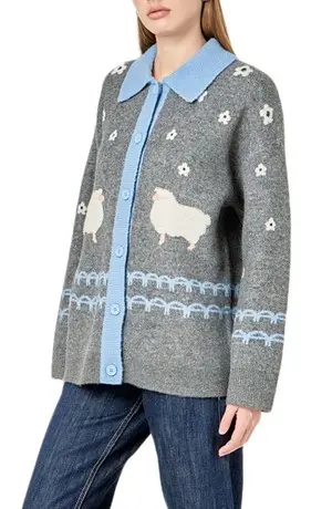 English Factory Sheep Cardigan