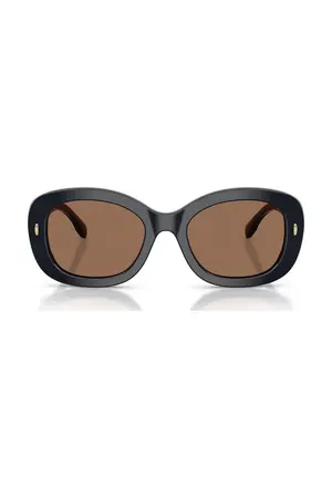 Tory Burch Full Rim Oval Sunglasses